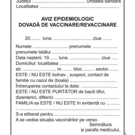 Adeverinte medicale A6 bloc - Silvaniaprint