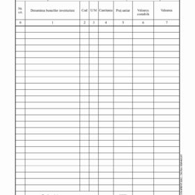 Lista inventar vertical A4 2ex - Silvaniaprint